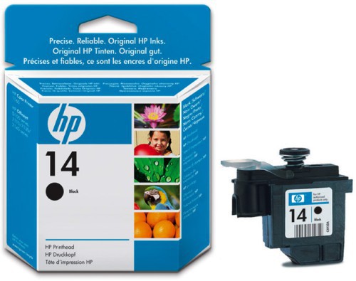 Консуматив HP 14 Black Printhead за мастиленоструен принтер